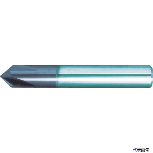【特長】 ●面取り専用です。 ●能率重視の4枚刃仕様です。 ●先端にフラット部はありません。 【用途】 ●被削材：炭素鋼、合金鋼、ステンレス、鋳鉄、軽合金。 【仕様】 ●刃数(枚)：4 ●刃径(mm)：8 ●シャンク径(mm)：8 ●全長(...