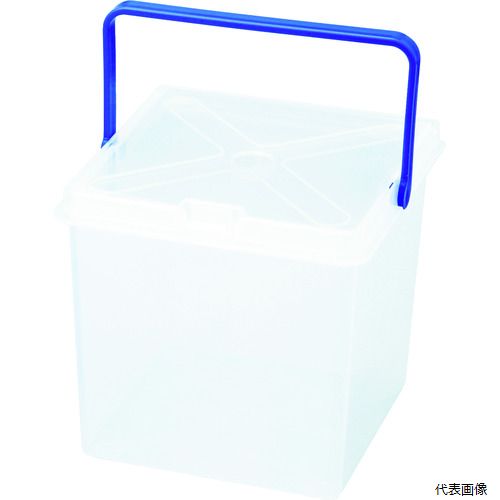 【特長】 ●ハンドルは強固な設計で、引っ張りにも非常に強いです。 ●取り外し可能なワンタッチ開閉フタです。 ●市販のお徳用サイズのビス箱にジャストフィットします。 【用途】 ●ねじ、くぎの収納に。 【仕様】 ●色：クリア ●外形寸法(mm)...