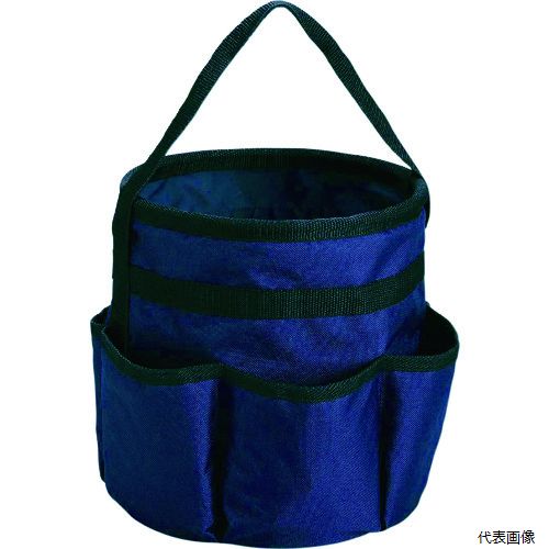 【特長】 ●驚きの収納力です。 ●PVC加工で耐久性抜群です。 ●使いやすい多機能ポケットを配置しています。 【用途】 ●工具類の収納に。 【仕様】 ●色：ブルー ●高さ(mm)：250 ●ポケット数(個)：5 ●奥行(mm)：230 ●外...