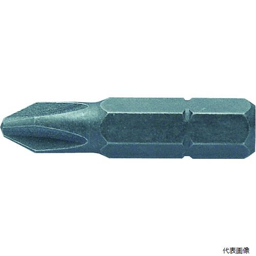 【特長】 ●軸径6.35mmのビットです。 ●各種ラチェットドライバーで使用できます。 【仕様】 ●刃先：［［＋］］2 ●全長(mm)：30 【材質／仕上】 ●特殊合金鋼 【入数】 ●1個 他のサイズはこちら 在庫のない商品は検索に表示され...