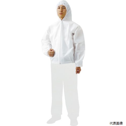 【特長】 ●60着入のお買い得パックです。 ●前部は、表面コートしていますので油汚れやホコリが付きにくく浸透も防ぎます。背面部は、通気性に優れ蒸れにくくなっています。 ●焼却処分しても有害ガスが発生しません。 ●非常に軽くて動きやすいフード...