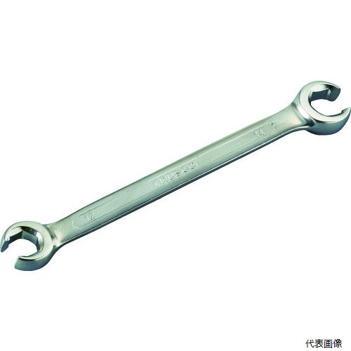 【特長】 ●ブレーキパイプなどにあるボルトをなめずに回す工具です。 ●仕上面は美しく、肌触りがよく重量感があります。 ●カーメンテナンスに便利です。 【仕様】 ●対辺寸法(mm)：8×10 ●全長(mm)：139 ●TFW0810〜TFW1...