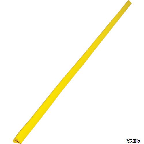 【特長】 ●ちぎれにくく、クッション性に優れた衝撃吸収材です。 【用途】 ●工場内の危険防止に。 【仕様】 ●色：イエロー ●幅(mm)：15 ●長さ(m)：0.9 ●取付方法：貼付タイプ(両面テープ別売) ●内幅(mm)：5 【材質／仕上...