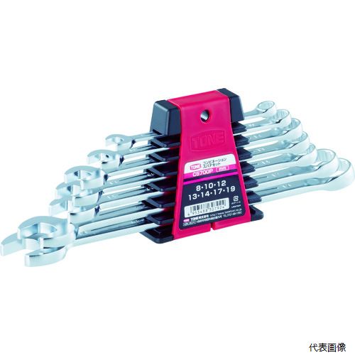 【特長】 ●グッドデザイン賞受賞品です。 ●モデルチェンジで、さらに使いやすくなった手に馴染む柔らかい曲線デザインです。 ●スパナのスピードとめがねレンチの強さを兼ね備えており、仮締めをスパナ側で、本締めはめがね側でというように1本2役の機...