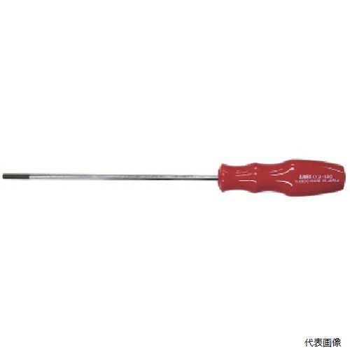 【特長】 ●力が入りやすい三角断面のアセテート樹脂ハンドルです。 【仕様】 ●対辺寸法(mm)：3.0 ●軸長(mm)：120 ●全長(mm)：190 ●対辺(mm)：3.0 【材質／仕上】 ●軸：特殊合金鋼 ●グリップ：アセテート樹脂 【...