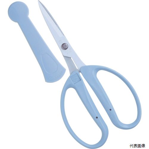 【特長】 ●高級フッ素加工で刃にヤニやシール粘着がつきにくいです。 ●ギザ刃部分でアルミ線、銅線、なまし針金（＃18相当）まで切れます。 【用途】 ●フラワーアレンジメント、生花、ガーデニング。 【仕様】 ●刃長(mm)：45 ●全長(mm...