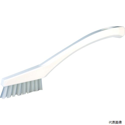【特長】 ●ヴァイカンブラシ最小最薄デザインのブラシです。 【用途】 ●機器の部品や狭いすき間や溝、手の入りにくい箇所の洗浄に。 【仕様】 ●色：ホワイト ●縦(mm)：200 ●横(mm)：12 ●厚さ(mm)：35 ●耐熱温度(℃)：1...