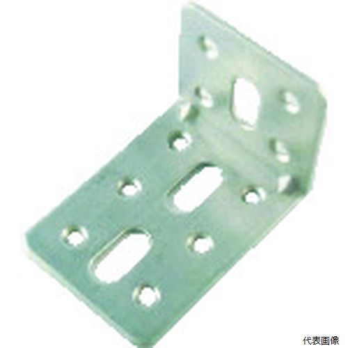 【特長】 ●生活用品の連結金具としても幅広く活用でき、大工作業や補強金具としても定番アイテムです。 【用途】 ●連結金具。 【仕様】 ●板厚(mm)：2 ●穴径(mm)：4 ●穴数(個)：13 ●W(mm)：45 ●L1(mm)：62 ●L...