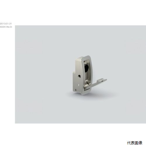 【特長】 ●ソフトクロージング機構によりフックはゆっくりと自動的に閉まります。 ●フック先端に手掛かりがある開けやすい形状です。 ●フック収納時の出っ張りが少ないデザインです。 【用途】 ●キャビネット、車輌など 【仕様】 ●幅(mm)：2...