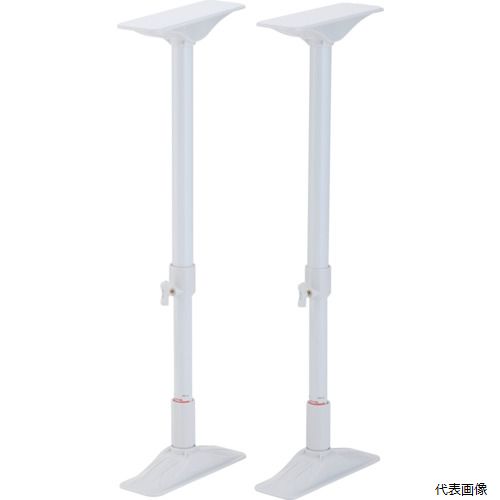 【特長】 ●新設計の強力キャップ、耐圧200kg、ねじ、クギ不要、取り付け取り外し簡単です。 ●ネジやクギは不要で簡単に取り付けが可能です。 ●色：ホワイト ●使用可能寸法(mm)：500〜750 ●本体寸法(mm)幅：72 ●本体寸法(m...