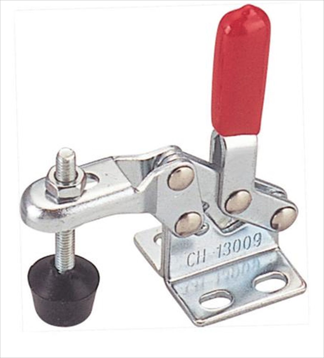 【特長】●ハンドル縦型トグルクランプです。 ワンタッチでワークを固定する補助工具です。てこの原理とトグル機構を利用し、小さな力で大きな力を生み出すことが出来ます。 ●CLAMPTEK　クランプテックのトグルクランプはワンタッチでワークを固定...