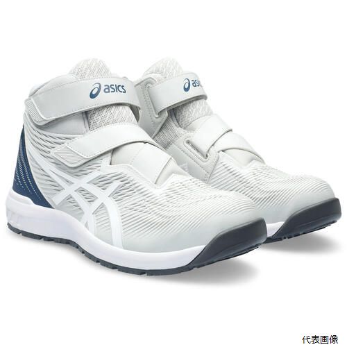 【特長】 ●通気性と耐久性に優れた、ポリウレタン樹脂アッパーモデルです。 ●様々な服装に合わせやすい、淡い色使いのニューフェイスが仲間入りです。 【仕様】 ●寸法(cm)：25.5 ●足幅サイズ：EEE相当 ●色：グラシアグレー×ホワイト ...