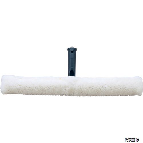【特長】 ●微細な起毛布でガラス表面に水や洗剤の希釈液をムラなく広げられます。 ●ガラス専用タイプです。（アクリル起毛布仕様） 【仕様】 ●色：白 ●長さ(mm)：150 ●幅(mm)：500 【材質／仕上】 ●グリップ：ナイロン ●起毛布...