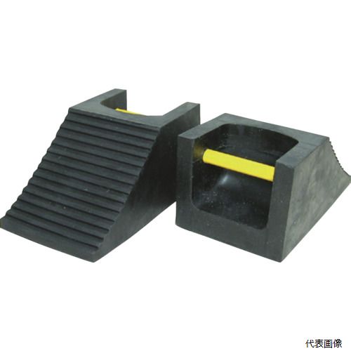 【特長】 ●反射シールの付いた取っ手付き車輪止めです。 【仕様】 ●間口(mm)：120 ●奥行(mm)：200 ●高さ(mm)：100 ●色：ブラック ●サイズ：小 【材質／仕上】 ●樹脂 【入数】 ●1個 他のサイズはこちら 在庫のない...
