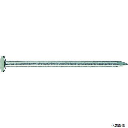 【特長】 ●耐食性に極めて優れ、サビが出にくいです。 ●アルミサッシ、アルミ板、瓦の取り付け、すのこの打ち付けに適しています。 【仕様】 ●頭部径(mm)：4 ●寸法(mm)d×全長：4.10×90 ●パック入数(本)：17 ●平頭 ●パッ...