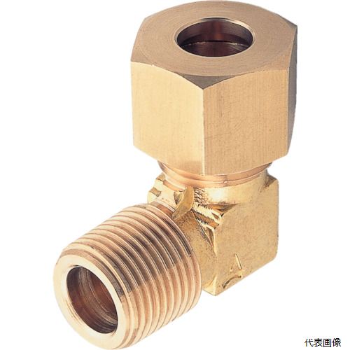 【特長】 ●本体、リング玉、リングナットから構成されています。 ●銅管をパイプカッターで切断し、加工なしで施工できるので非常に効率よく作業が行えます。 【用途】 ●銅管用継手。 ●銅管とネジの接続に。 【仕様】 ●適合銅管外径(mm)：12...