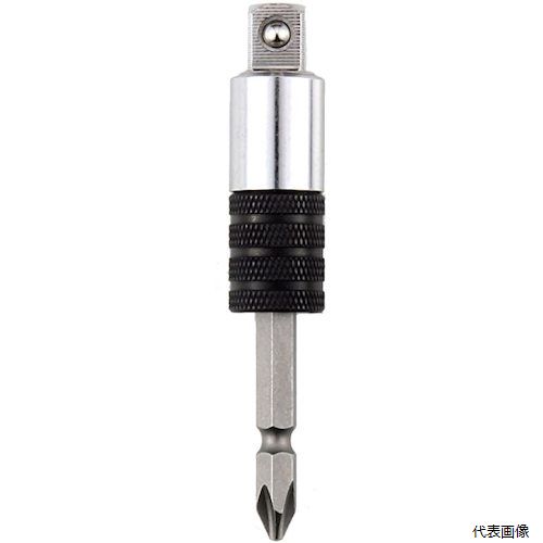 【特長】 ●差込角12．7mmの各ソケットが使用できます。 【用途】 ●ナットの脱着作業に。 【仕様】 ●差込角(mm)：12.7 ●軸寸法(mm)：6.35 ●全長(mm)：88 ●外径(mm)：16 ●軸が折れても交換できるカプラタイプ...