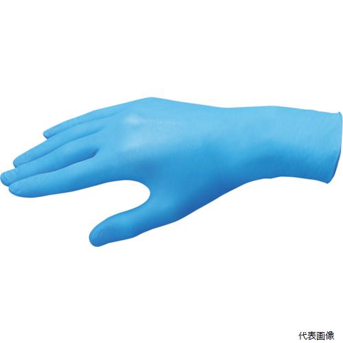【特長】 ●伸縮性に優れ、指先まで自然にフィットします。 ●内面クロリネーション加工により着脱がスムーズです。 ●食品や材料に紛れても識別しやすいブルータイプの手袋です。 【用途】 ●食品加工に。 ●調理に。 ●介護作業に。 ●汚れ作業に。...