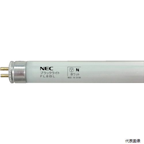 【特長】 ●近紫外線を照射します。捕虫器用光源に最適です。 【仕様】 ●光源色：薄い青色 ●管長(mm)：287 ●口金：G5 ●定格ランプ電力(W)：8 ●定格寿命(時間)：2000 ●点灯方式：グロースタータ形 ●誘引方法：8 【入数】...