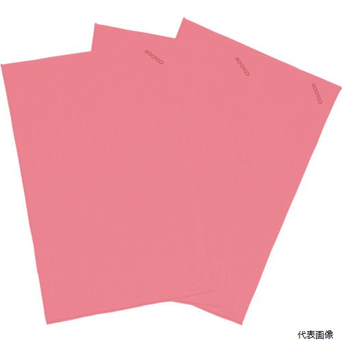 【特長】 ●人気の商品がエコマークを取得しました。 ●用途を選ばない、ふんわりしたパイルの厚手タイプのクロスです。 【用途】 ●万能タイプ。 ●シートサイズ(mm)：315×500 ●色：赤 【材質／仕上】 ●再生ポリエステル ●ポリエステ...