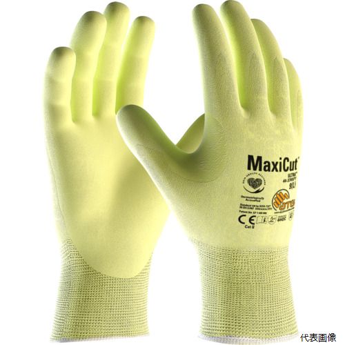 【特長】 ●特許取得のマイクロ発泡ニトリルコーティングは熱と蒸れを360°全方向から放出し、手の温度を最適に保ちます。 ●マキシカット［［R上］］・ウルトラ［［TM上］］は、従来のマキシカット［［R上］］の耐切創性に薄さ・快適性・耐久性をさ...