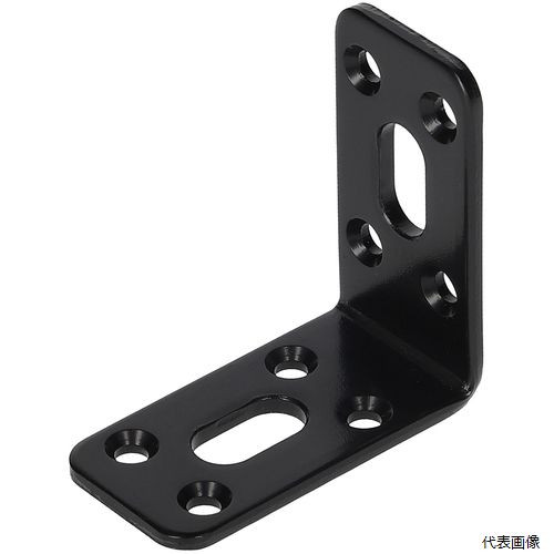 【特長】 ●日曜大工・家具の横転防止などに使える金具です。 ●カチオン電着塗装なので、耐候性・耐薬品性にすぐれています。 【用途】 ●連結部品や家具の補強に。 ●自動車部品、DIYに 【仕様】 ●板厚(mm)：3 ●穴径(mm)：4.1 ●...