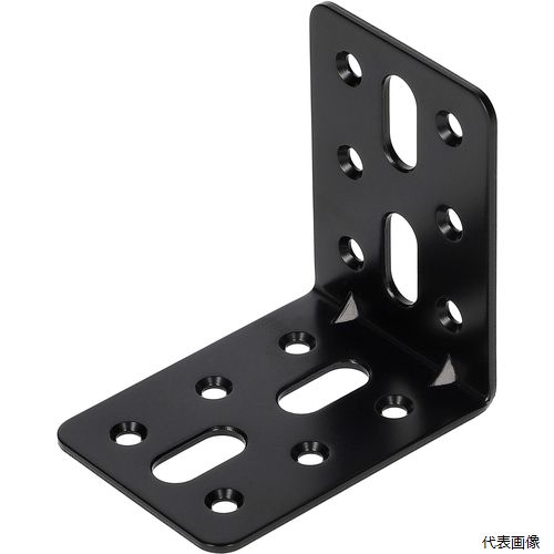 【特長】 ●日曜大工・家具の横転防止などに使える金具です。 ●カチオン電着塗装なので、耐候性・耐薬品性にすぐれています。 【用途】 ●連結部品や家具の補強に。 ●自動車部品、DIYに 【仕様】 ●板厚(mm)：2 ●穴径(mm)：4.1 ●...