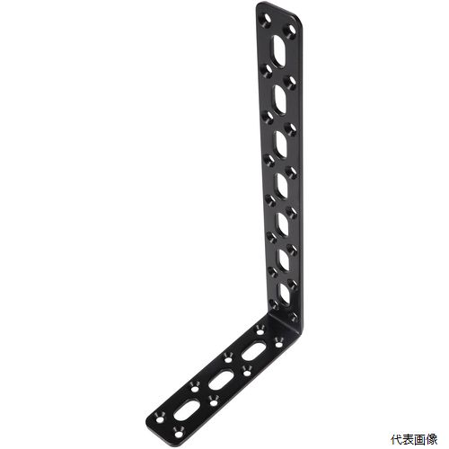 【特長】 ●日曜大工・家具の横転防止などに使える金具です。 ●カチオン電着塗装なので、耐候性・耐薬品性にすぐれています。 【用途】 ●連結部品や家具の補強に。 ●自動車部品、DIYに 【仕様】 ●板厚(mm)：3 ●穴径(mm)：4.1 ●...