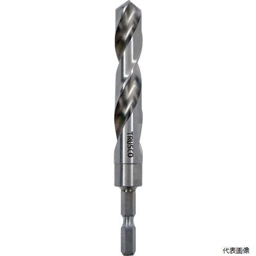 【特長】 ●充電インパクトドライバーにワンタッチで装着できます。 ●インパクトドライバー（9.6V以上）対応の六角軸鉄工ドリルです。 ●刃先はX型シンニング加工が施されていますので滑りにくく、正確な穴あけ作業ができます。 【用途】 ●被削材...