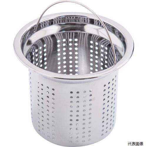 【特長】 ●抗菌・防カビ加工で排水口ゴミ受けの嫌なヌメリやカビを抑制します。 【用途】 ●キッチン排水口のゴミ受けとして。 【仕様】 ●外径(mm)：135 ●高さ(mm)：115 ●内径(mm)：105 ●SIAAISO22196抗菌加工...