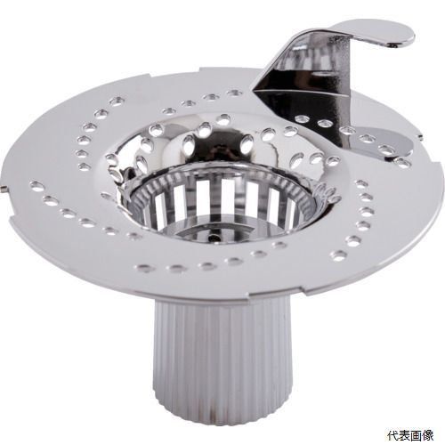 【特長】 ●抗菌・防カビ加工で排水口ゴミ受けの嫌なヌメリやカビを抑制します。 【用途】 ●ユニットバス排水口のゴミ受けとして。 【仕様】 ●外径(mm)：102 ●高さ(mm)：24 ●内径(mm)：60 ●抗菌めっき加工　 【材質／仕上】...