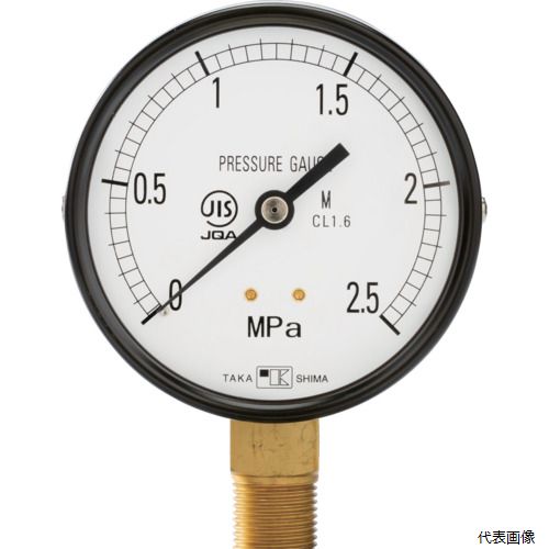 【特長】 ●JISB7505ブルドン管圧力計規格に基づいて製作される基本圧力計です。 【用途】 ●蒸気に対応しています。 ●耐久性にも優れています。 【仕様】 ●圧力レンジ(MPa)：0.0〜1 ●最小目盛(MPa)：0.02 ●呼称：ST...