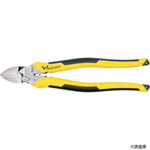 【特長】 ●長い薄刃と偏心でVVF2.6×3芯線も軽く切れます。 ●ケーブルを軽く切れる薄刃でキレイな切断面です。 【用途】 ●電気工事で使用するケーブルや線材の切断、端子の簡易圧着に。 【仕様】 ●全長(mm)：230 ●刃表面形状：ラウ...