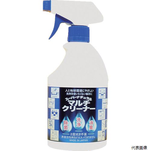【特長】 ●pH値12.7以上強アルカリ電解水です。 ●特許製法により開封後も2年間pH値は落ちません。 【用途】 ●食品の工場の汚れや喫煙ルームのタバコのヤニ（タバコの葉＝タンパク質の為）、手指で触る部分の手垢やはだしで歩くフローリングの...