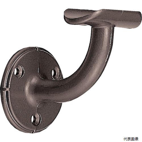 【特長】 ●横型ブラケットのスタンダード品です 【仕様】 ●全長(mm)：50 ●適合パイプ径(mm)：35 ●色：ブラウン ●丸座径(mm)：50 ●摘要：高さ×厚さ(mm)：70×71.14 ●手すり棒の太さ35mm用部品 【材質／仕上...
