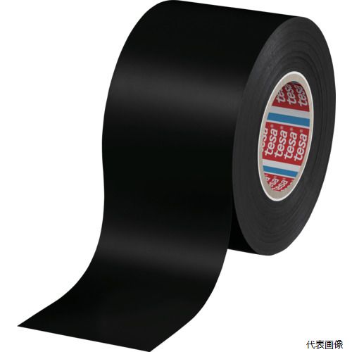 【特長】 ●環境にやさしい脱鉛タイプです。 【仕様】 ●色：黒 ●幅(mm)：50 ●長さ(m)：20 ●厚さ(mm)：0.2 ●粘着力(N/10mm)：1.6 ●引張強度(N/10mm)：27.4 ●JIS規格適合品 【材質／仕上】 ●基...