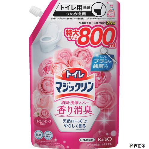 【特長】 ●トイレそうじをする時も、そうじの後も天然ローズ(※香料中に配合)がやさしく香るトイレ用洗剤です。 ●エレガントローズの香りです。 ●便器内・便座・床等の除菌・ウイルス除去までします。(すべての菌を除菌・すべてのウイルスを除去する...