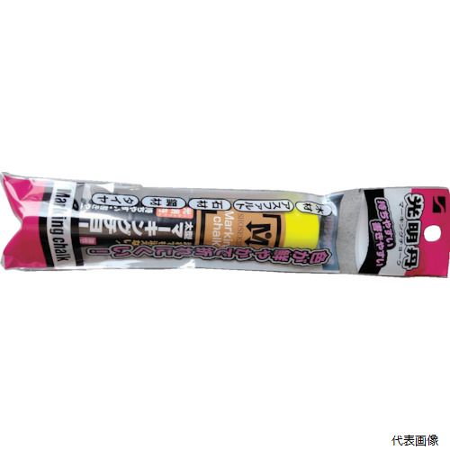 【特長】 ●太くて折れにくい材木チョークです。 ●袋入れタイプ。 ●冬の寒さにも耐えられる「マーキングチョーク」です。車内等の高温環境・低温環境にも強く温度の変化にも対応させました。 【用途】 ●木材、道路表示、ブロック、コンクリート、鉄、...
