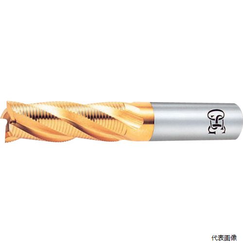 【特長】 ●TiN(チタン)コーティングを施した重切削用のエンドミルです。 【用途】 ●被削材：炭素鋼、合金鋼、プリハードン鋼(〜40HRC)、工具鋼、ステンレス鋼(〜35HRC)、鋳鉄、ダクタイル鋳鉄(〜350HB)、銅合金、アルミ合金用...