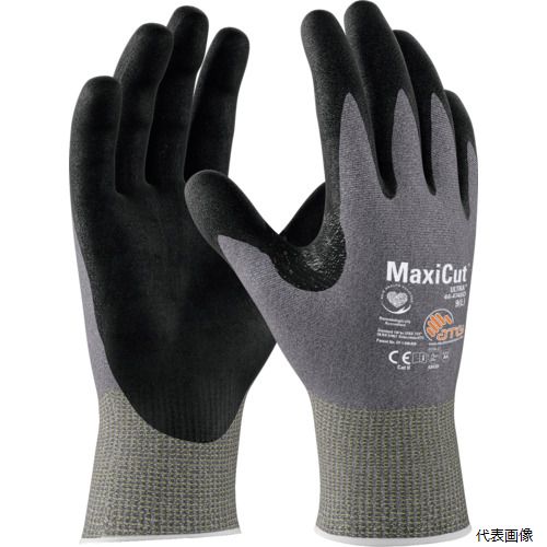 【特長】 ●特許取得のマイクロ発泡ニトリルコーティングは熱と蒸れを360°全方向から放出し、手の温度を最適に保ちます。 ●マキシカット［［R上］］・ウルトラ［［TM上］］は薄さ・快適性・耐久性を高めており、耐切創手袋でありながら柔らかく機能...