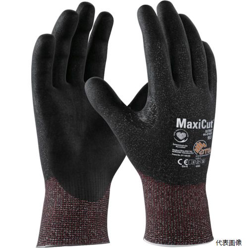 【特長】 ●特許取得のマイクロ発泡ニトリルコーティングは熱と蒸れを360°全方向から放出し、手の温度を最適に保ちます。 ●マキシカット［［R上］］・ウルトラ［［TM上］］は薄さ・快適性・耐久性を高めており、耐切創手袋でありながら柔らかく機能...