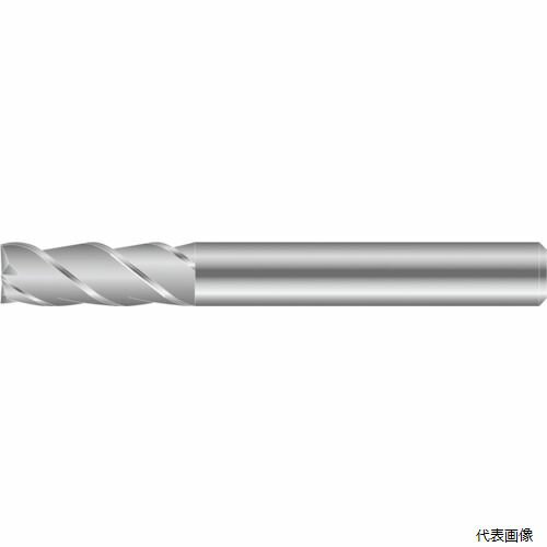 【特長】 ●特殊な底刃（ワイパー形状）で、底面の仕上げ面が良好です。 ●不等分割切刃溝でビビリを抑制し、高能率加工と側面の仕上げ品質を高めています。 【用途】 ●被削材：アルミニウム、非鉄金属。 【仕様】 ●切削径DC(mm)：4 ●最大切...