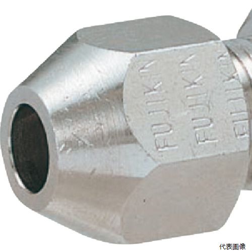 【特長】 ●チューブを差し込み、ナットを締める圧縮リング式継手です。 ●特殊工具や火気不要です。 ●繰返し脱着可能。 ●銅管用。 【用途】 ●各種プラント計装エアー、オイルライン等 【仕様】 ●適合銅管外径(mm)：6 ●六角対辺(mm)：...