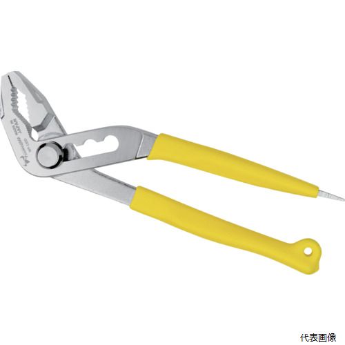 【特長】 ●サビに強いメッキ仕上げで、ミニサイズでも40mmパイプが掴める本格派工具です。 ●非対称つかみ刃が、色々な形状のモノをガッチリ掴むみます。 ●便利なドライバー付です。 ●安定性の良い3点保持と非対称つかみ部が、丸・角・板、あらゆ...