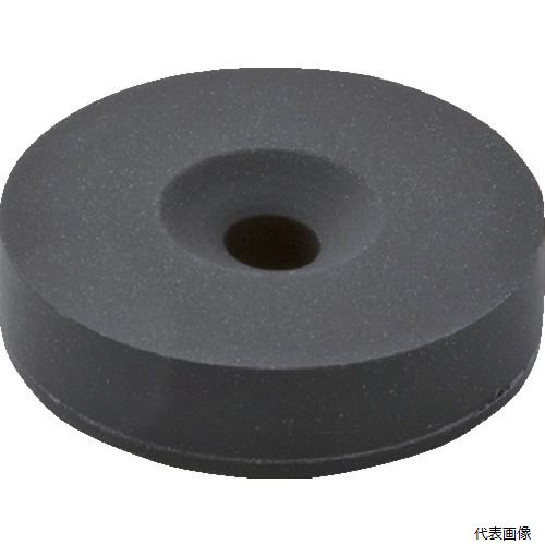 【特長】 ●ネオジム磁石をシリコン樹脂で完全被膜しているため、サビにくく、吸着面にキズをつけることがありません。 【仕様】 ●吸着力(N)：11.76 ●外径(mm)：20 ●厚さ(mm)：5 ●穴径(mm)：3.5 ●適合ねじ：M3 ●色...