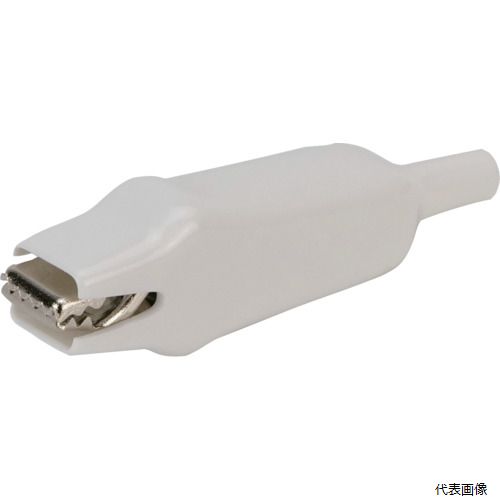 【特長】 ●くわえる力が強く、安全・正確・迅速に電路の接続ができます。 ●ビニールカバーは、クリップの口が大きく開く様に切り欠きを入れています。 【用途】 ●電気機器・測定機器、アース用端子などに。 【仕様】 ●色：白 ●定格(A)：5 ●...