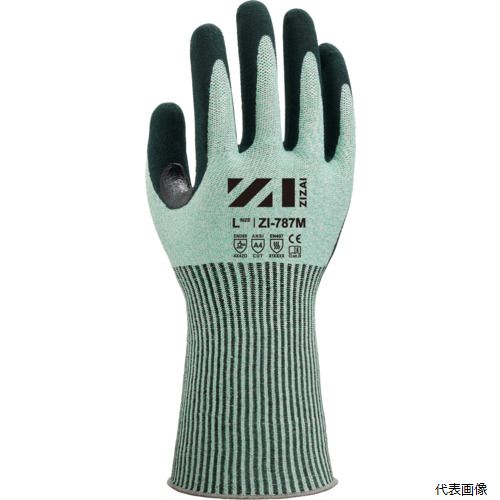 【特長】 ●手首部をZI-787より25mm長くしており、手だけでなく手首部分の切創事故リスクを軽減します。 ●コーティングは、ニトリルゴムにWeedGripTechnology(特殊すべり止め加工)を採用し、油に濡れた環境でも優れたグリッ...