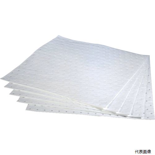 【特長】 ●オイル専用吸着マット ●抜群の吸着量 ●植物油から鉱物油まで吸着力に優れています。 ●撥水性に優れ油のみを吸着します。 ●浮上油回収、床面油回収に使用できます。 【用途】 ●排水溝、側溝、油水分離槽等の油回収 ●機械メンテナンス...