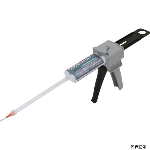 【特長】 ●高粘度・垂直面でもダレない。 ●湿潤面でも施工ができます。 ●50ml×1・専用ガン×1 【用途】 ●コンクリートクラック部分の湿潤面・乾燥面補修 ●コンクリート壁面及び天井部のクラック補修 ●幅の広い亀裂部や欠損部の充填接着 ...