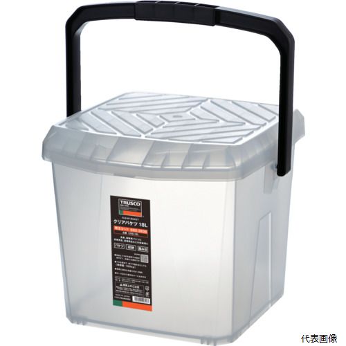 【特長】 ●中身が見える角型のバケツです。 ●バケツ本体の内側には便利な目盛付です。 ●本体バケツにホース止めが付いているため水をくむのに便利です。 ●フタを閉めれば収納箱・踏み台・椅子としても使用ができます。 【用途】 ●洗車、掃除用のバ...